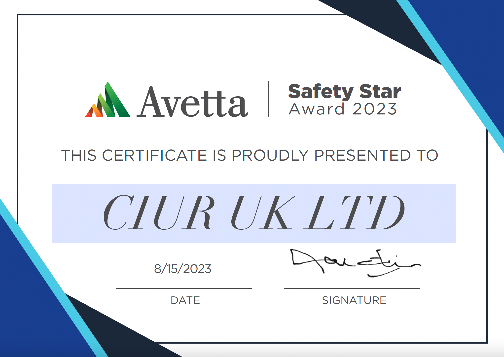 Awards and Certificates, verify the quality and reliability of our ...